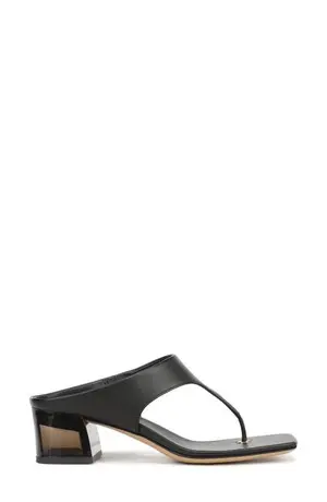 Franco Sarto Kayla Block Heel Sandal - Black