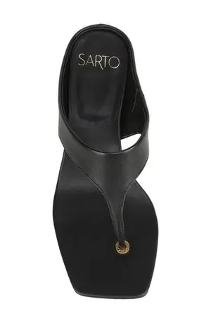 Franco Sarto Kayla Block Heel Sandal - Black