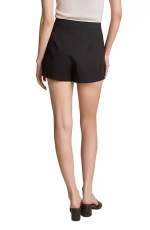 English Factory Pintuck Flare Cotton Shorts