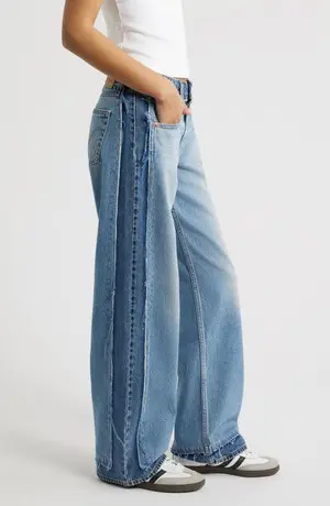 LEVI'S Deconstructed Low Loose Jeans