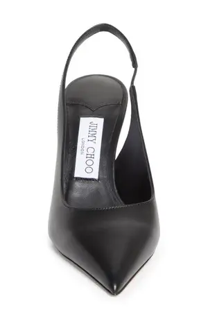 JIMMY CHOO Love Pointed Toe Slingback Pumps - Black