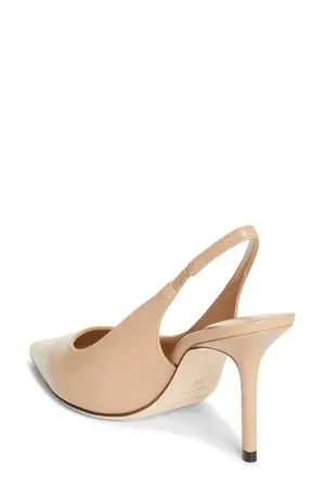 JIMMY CHOO Love Pointed Toe Slingback Pump - Chai