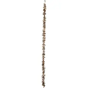 STORIED HOME 70" Natural Driftwood Garland - Brown