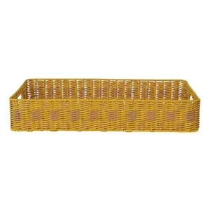 STORIED HOME Tray With Handles - Natural