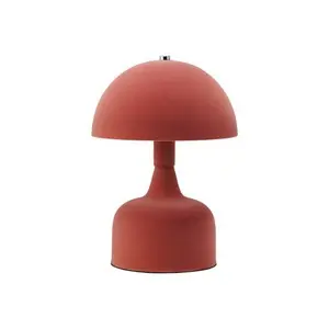 STORIED HOME Table Lamp With Inline Switch - Terracotta