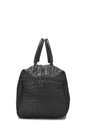 Bottega Veneta Intrecciato Leather Boston