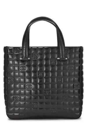 Chanel Quilted Chocolate Bar Tote