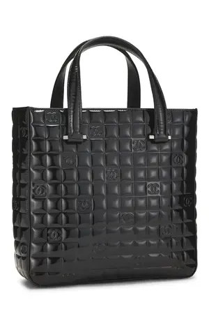 Chanel Quilted Chocolate Bar Tote