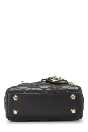 Dior Lambskin Lady Bag - Black