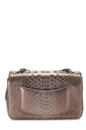 Chanel Python Rectangular Flap