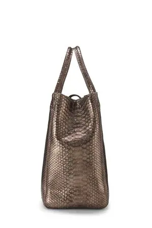 Chanel Python Cerf Executive Shopper Tote