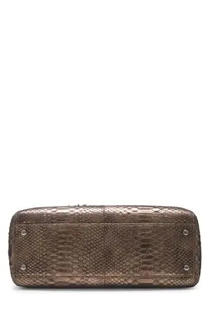 Chanel Python Cerf Executive Shopper Tote
