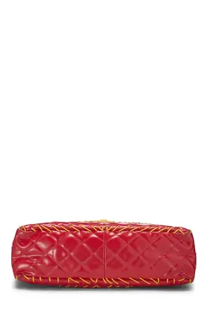 Chanel Vinyl Whipstitch Half Flap