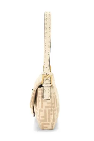 Fendi Selleria Wool Baguette Bag