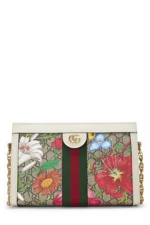 Gucci GG Supreme Canvas Flora Ophidia Shoulder Bag Multi