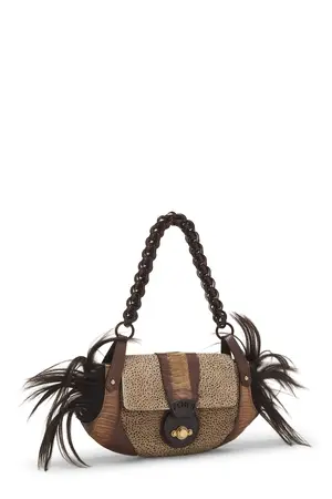 Fendi Ponyhair Compilation Shoulder Bag