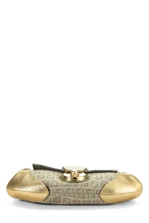 Fendi Multicolor Zucchino Compilation Shoulder Bag