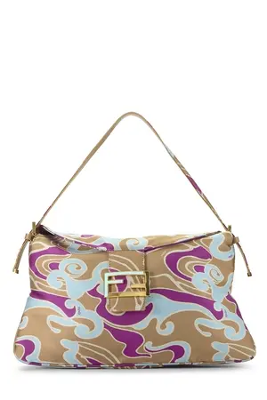 Fendi Multicolor Jacquard Shoulder Bag