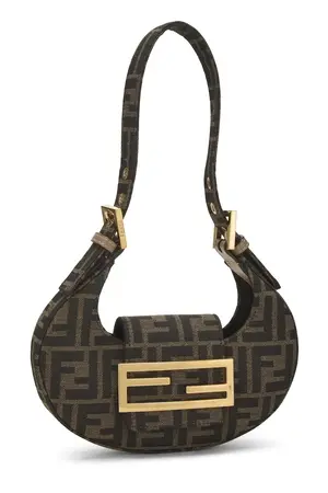 Fendi Zucca Canvas Cookie Hobo