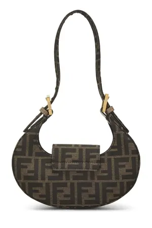 Fendi Zucca Canvas Cookie Hobo