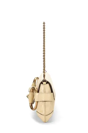 Gucci Leather Horsebit Chain Shoulder Bag