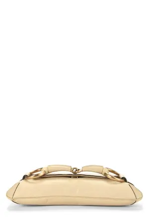 Gucci Leather Horsebit Chain Shoulder Bag
