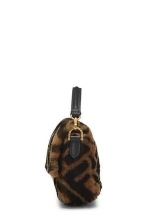 Fendi Shearling Convertible Baguette