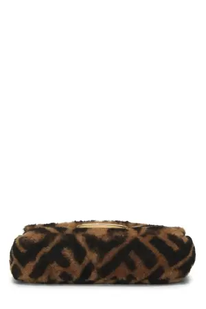 Fendi Shearling Convertible Baguette