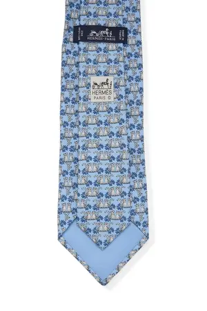 Hermès Lemur Motif Tie
