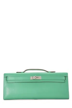 Hermès Chevre Chamkila Kelly Cut - Menthe