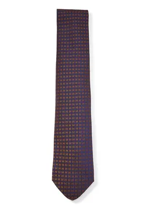 HERMÈS Printed Neck Tie