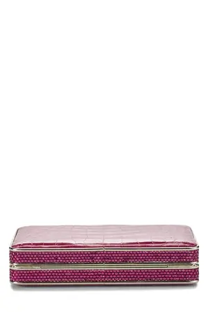 Judith Leiber Crocodile Minaudiere