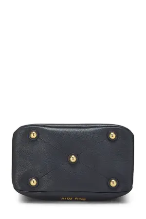 Miu Miu Grained Leather Convertible Handbag