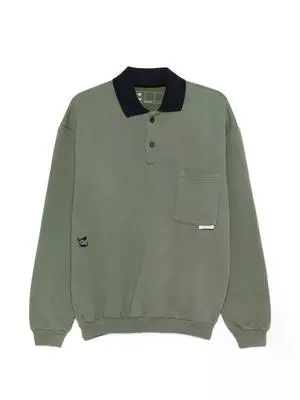 GR10K Chest-pocket Buttoned Polo Top