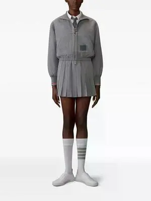 Thom Browne Zip-fastening Patch-detailed Jacket
