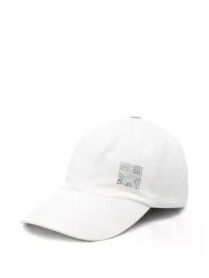 Lorena Antoniazzi Embellished Cap - White