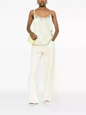 PANICALE Strap Blouse - Neutrals