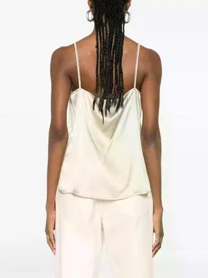 PANICALE Strap Blouse - Neutrals