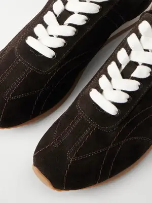 TOTEME Flex Suede Sneakers