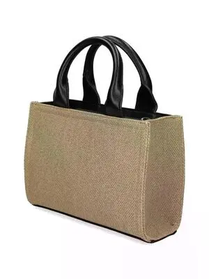 Moschino Logo-lettering Tote Bag - Neutrals