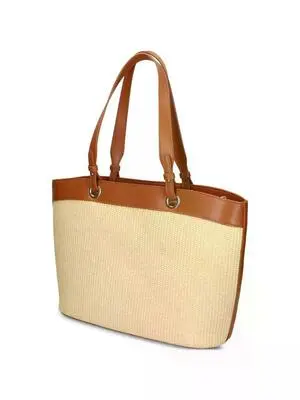 Moschino Contrasting-trim Tote Bag