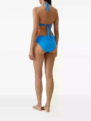 Melissa Odabash Brussels Ring Tie Bikini Top - Blue