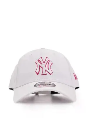New Era Logo-detail Baseball Cap - Grey