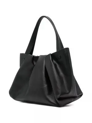 THEMOIRE Pleated Tote - Black