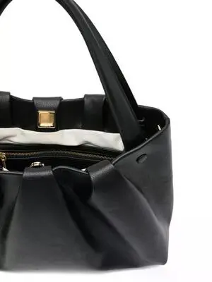 THEMOIRE Pleated Tote - Black