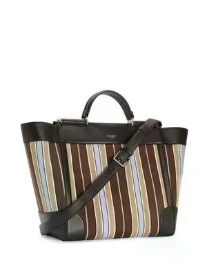 Dolce & Gabbana Sicily Jacquard Fabric Tote Bag - Brown