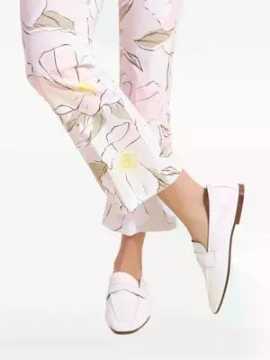 Avenue Montaigne Leo Floral Flared-leg Trousers