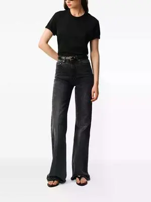 AMI Paris High-waist Flared Jeans