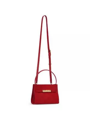 POTAMY Square-buckle Leather Mini Bag