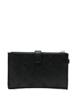 Guess Embossed-logo Zip-roundwallet